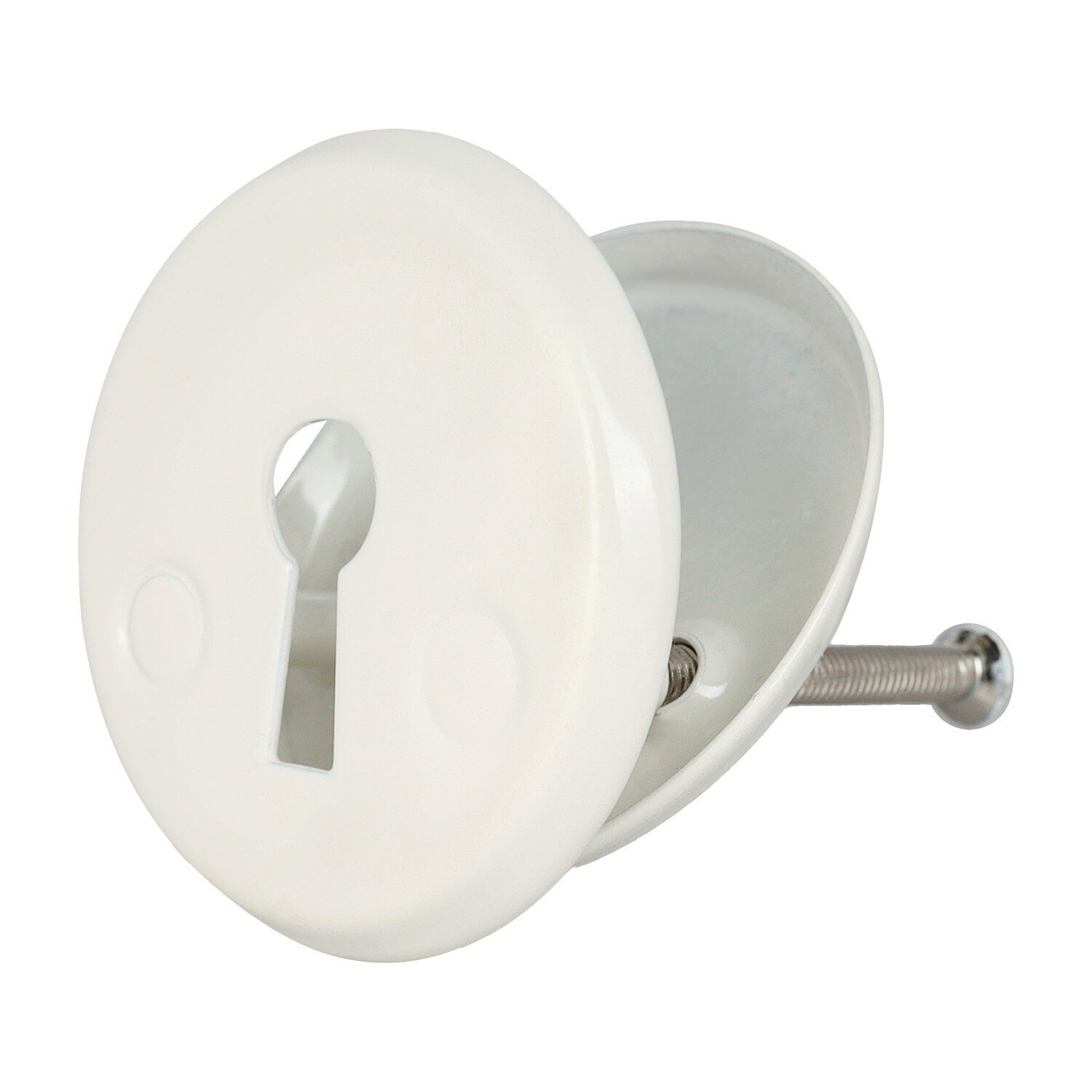 Ключевина 016 W белого цвета, размер 50 мм, крепежная деталь для сборочных работ