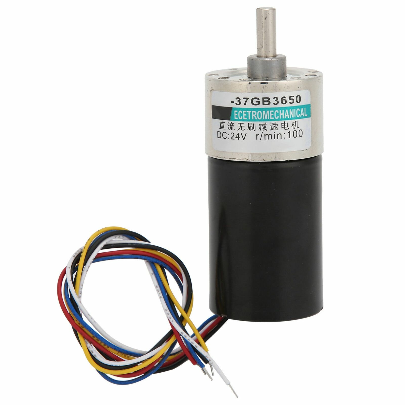 Бесщеточный двигатель постоянного тока, мини-редуктор скорости 24 В по часовой/против часовой стрелки для станка с ЧПУ XD-37GB3650Бесщеточный двигатель