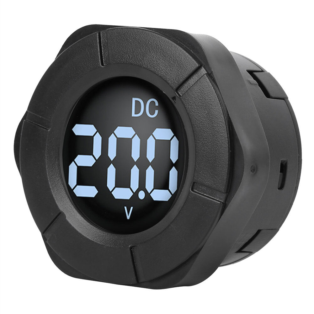 Круглый цифровой ЖК-дисплей DC0-300V Вольтметра Voltater Monitor Monitor Volt Tester