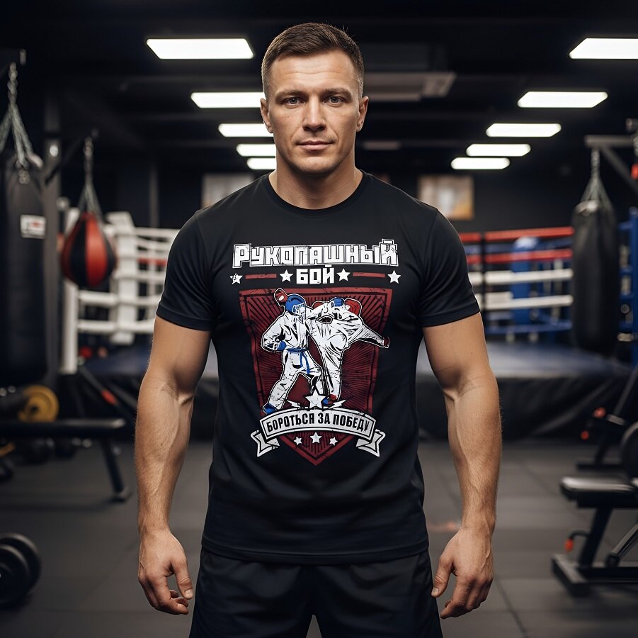 Футболка Рукопашный бой - Бороться за победу
