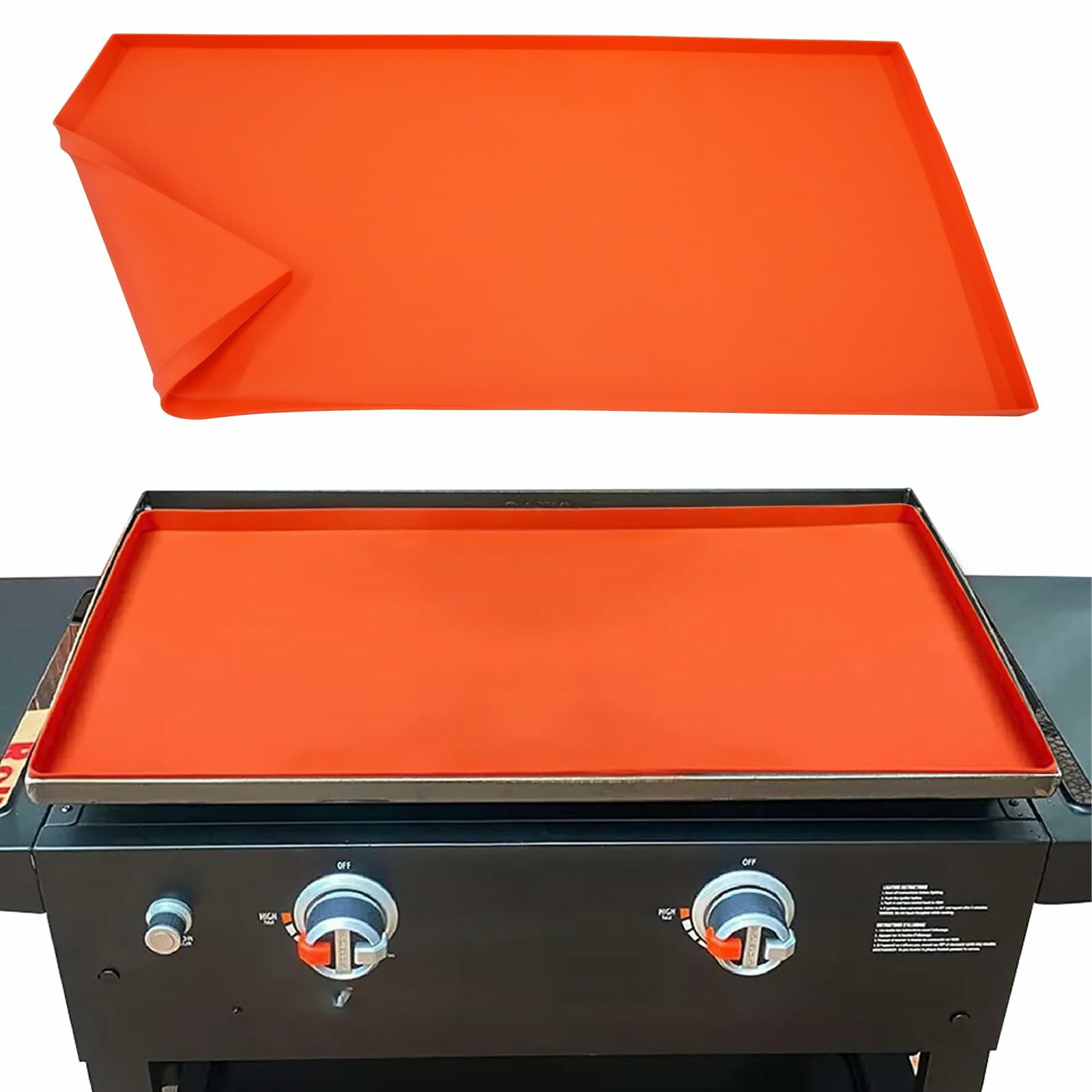 22" Heavy Duty Silicone Grill Mat для аксессуаров Blackstone Griddle 22" Griddle Mat, Grill mats для защита площадки гриля на открытом воздухе, многоразовые чехлы для гриля