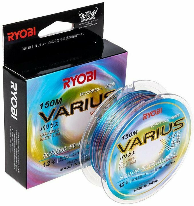 Шнур Ryobi Varius PE8X-150MI 1,2 Multi Colour 0,185мм