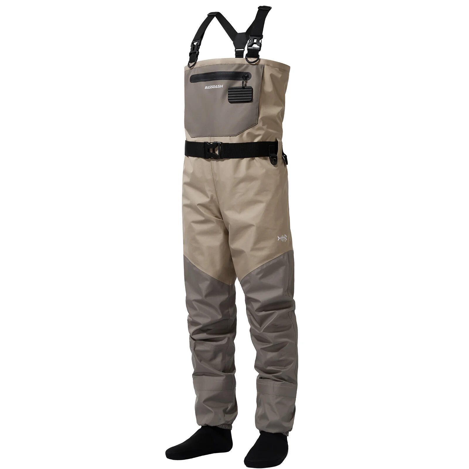 Мужские забродники BASSDASH FW08, размер Large 10-11, Khaki