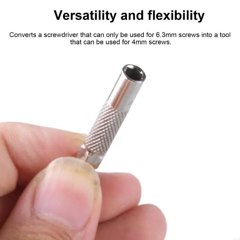 6,35 мм 1/4 "шестнадцатеричный хвостовик адаптер серебряной стальной отвертки адаптер ручной адаптер