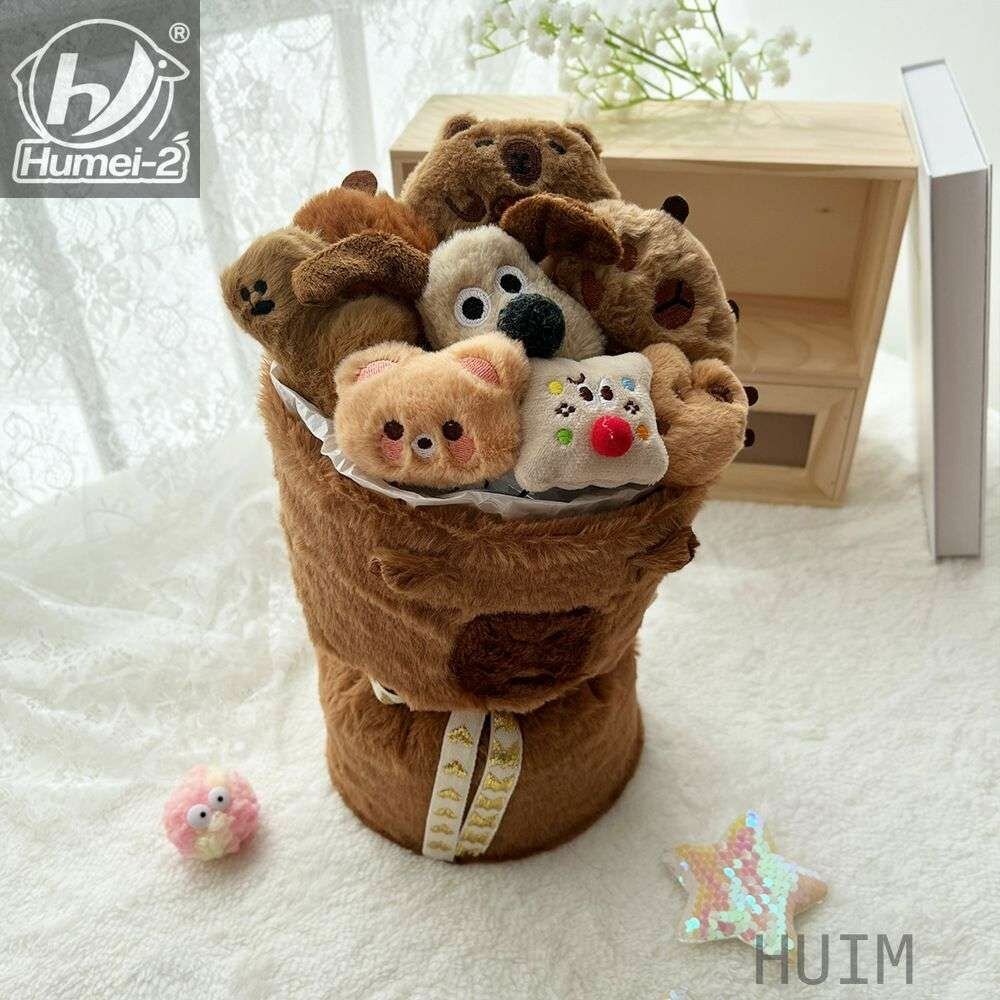 Мягкая игрушка с цветами/Букет из плюшевых игрушек "Капибала"