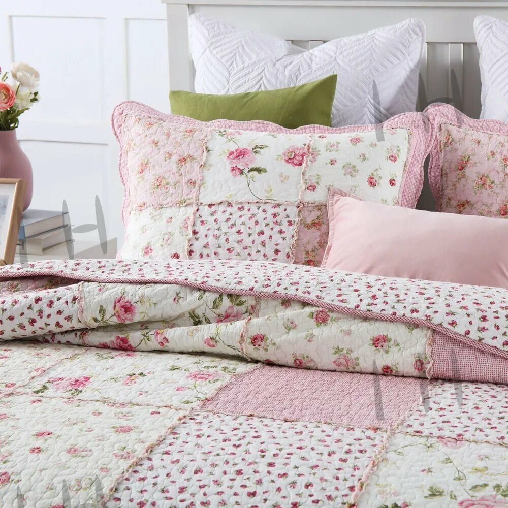 Покрывало patchwork quilts, Лавсан с размерами: 250 см х 230 см