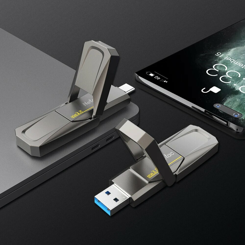 Флешка 128Gb Netac US5 USB3.2 550MB/500MB/s (NT03US5C-128G-32TA)