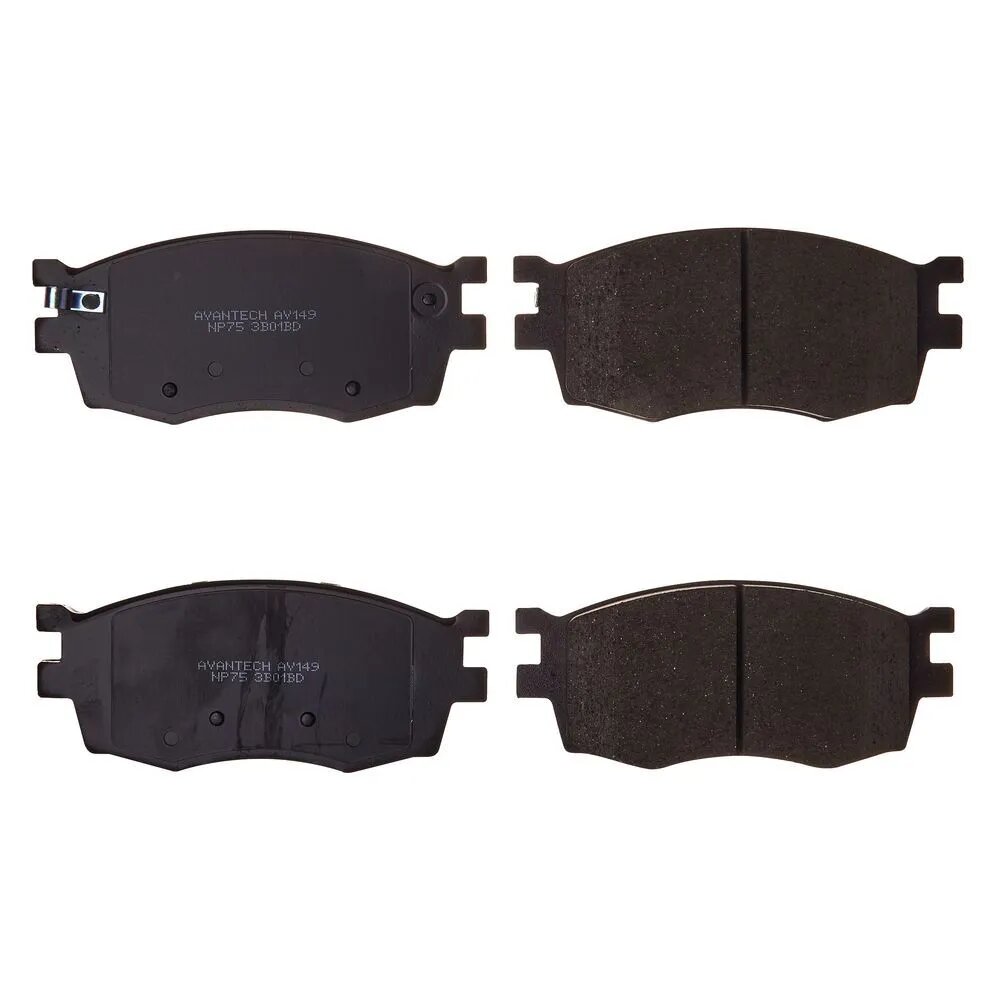Тормозные колодки AVANTECH AV149,58101-1GA00 для Hyundai/Kia, с противоскрипной пластиной