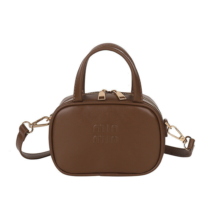 Kids trendy pu shoulder bag with reinforced seams and neutral colors for school and casual wear