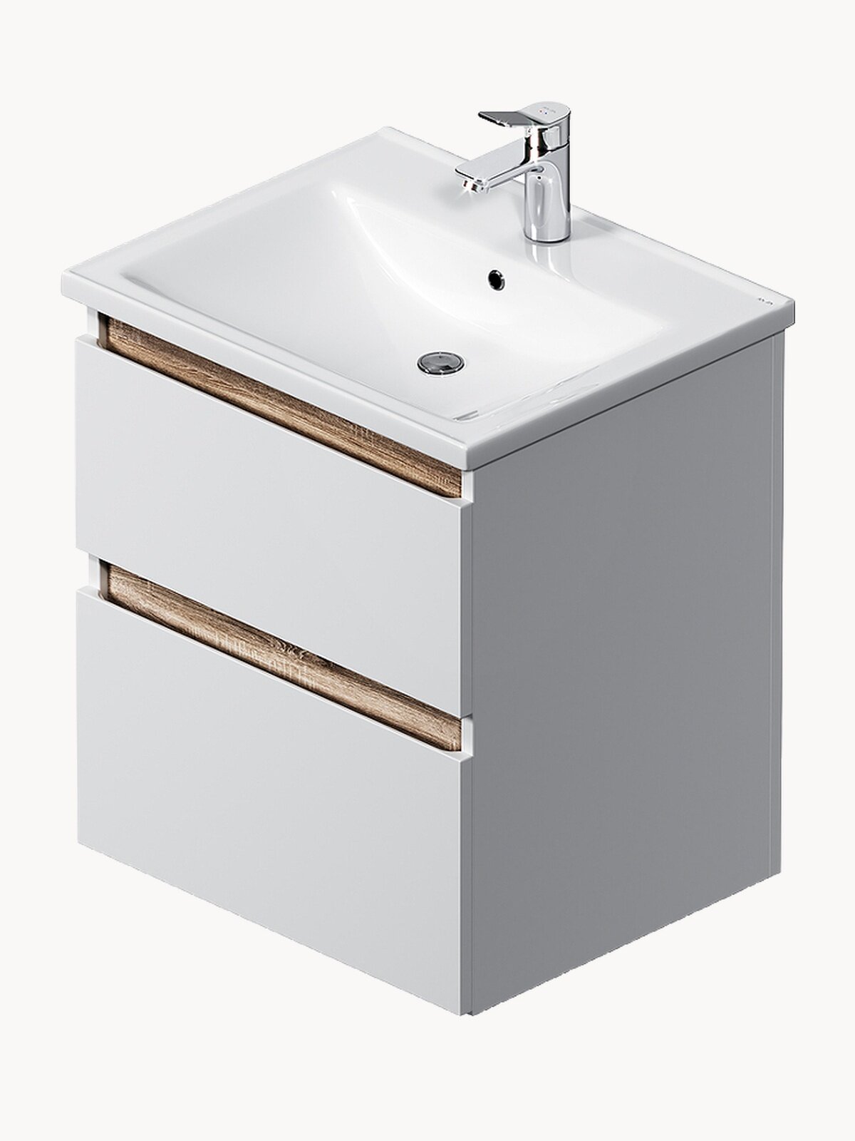 Тумба под раковину AM.PM X-Joy подвесная 52см, белая, глянец