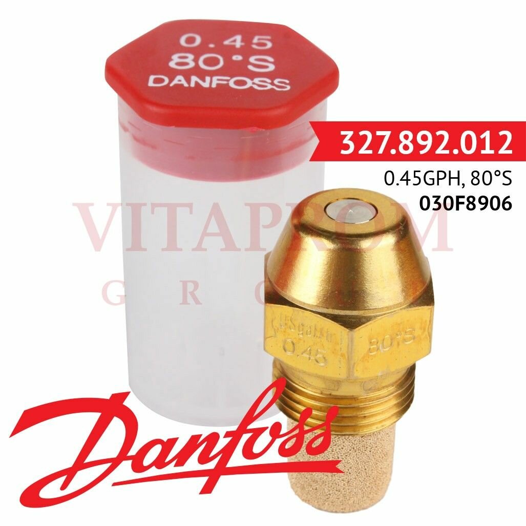 Форсунка Danfoss 0.45GPH, 80S, 030F8906