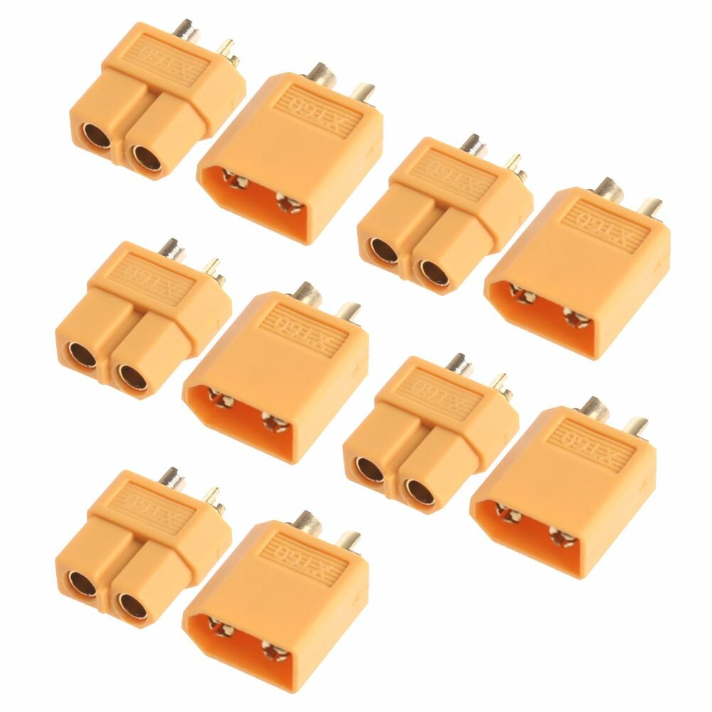 Новые 5 пар пулевых разъемов XT60 для Lipo-аккумулятора RC