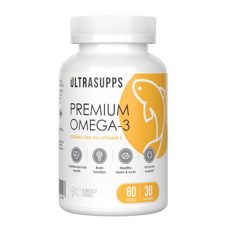 Ультрасаппс Премиум Омега-3 Капс.№60