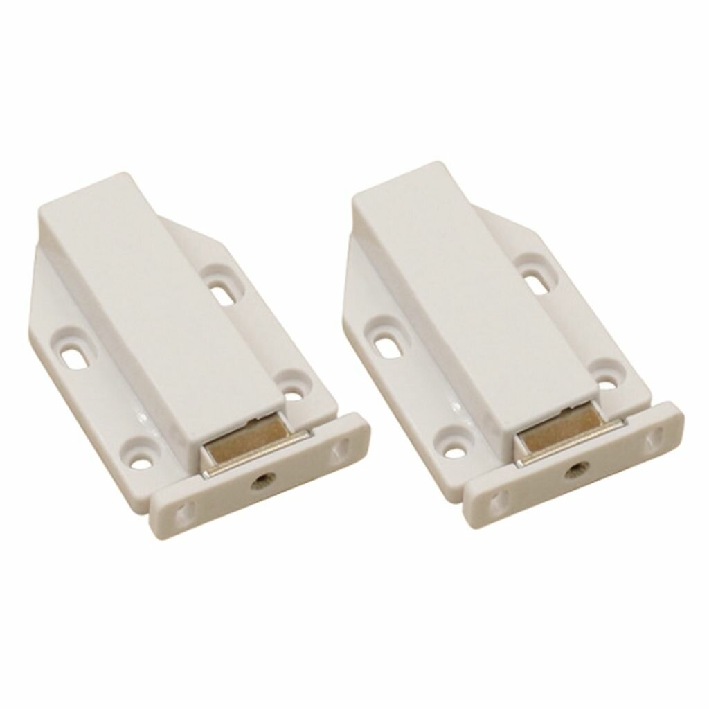 1 комплект из 2-х, невидимый фиксатор выдвижного ящика-белый