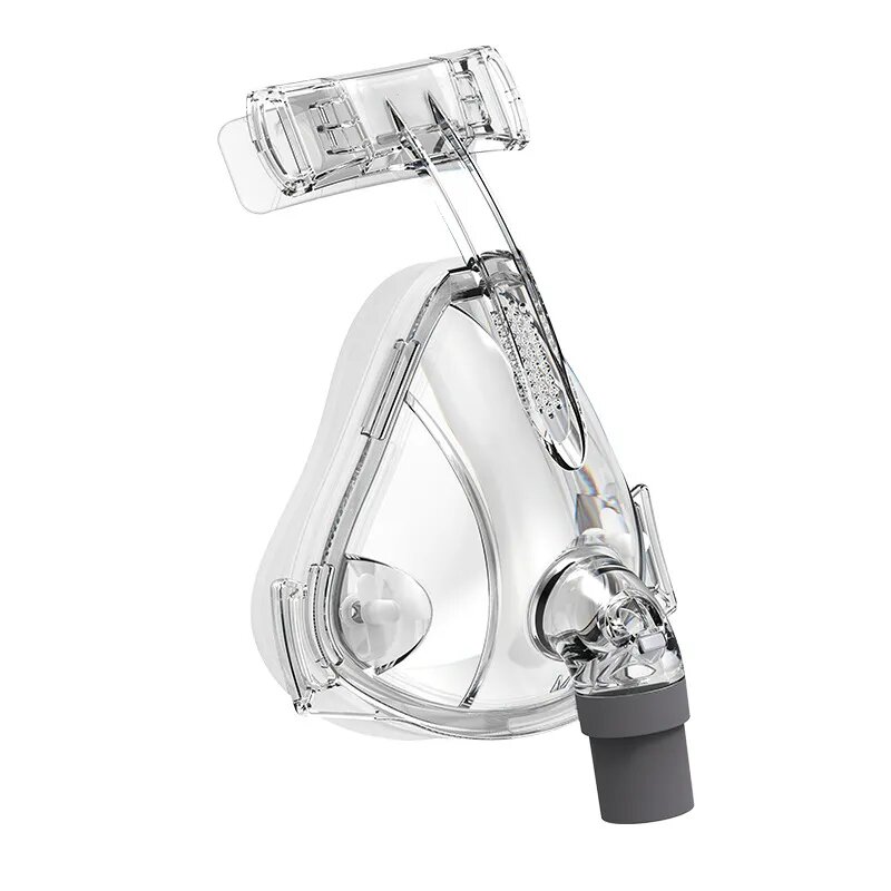 Маска для сна BMC FM2, от храпа, для CPAP/BPAP, светло-серая
