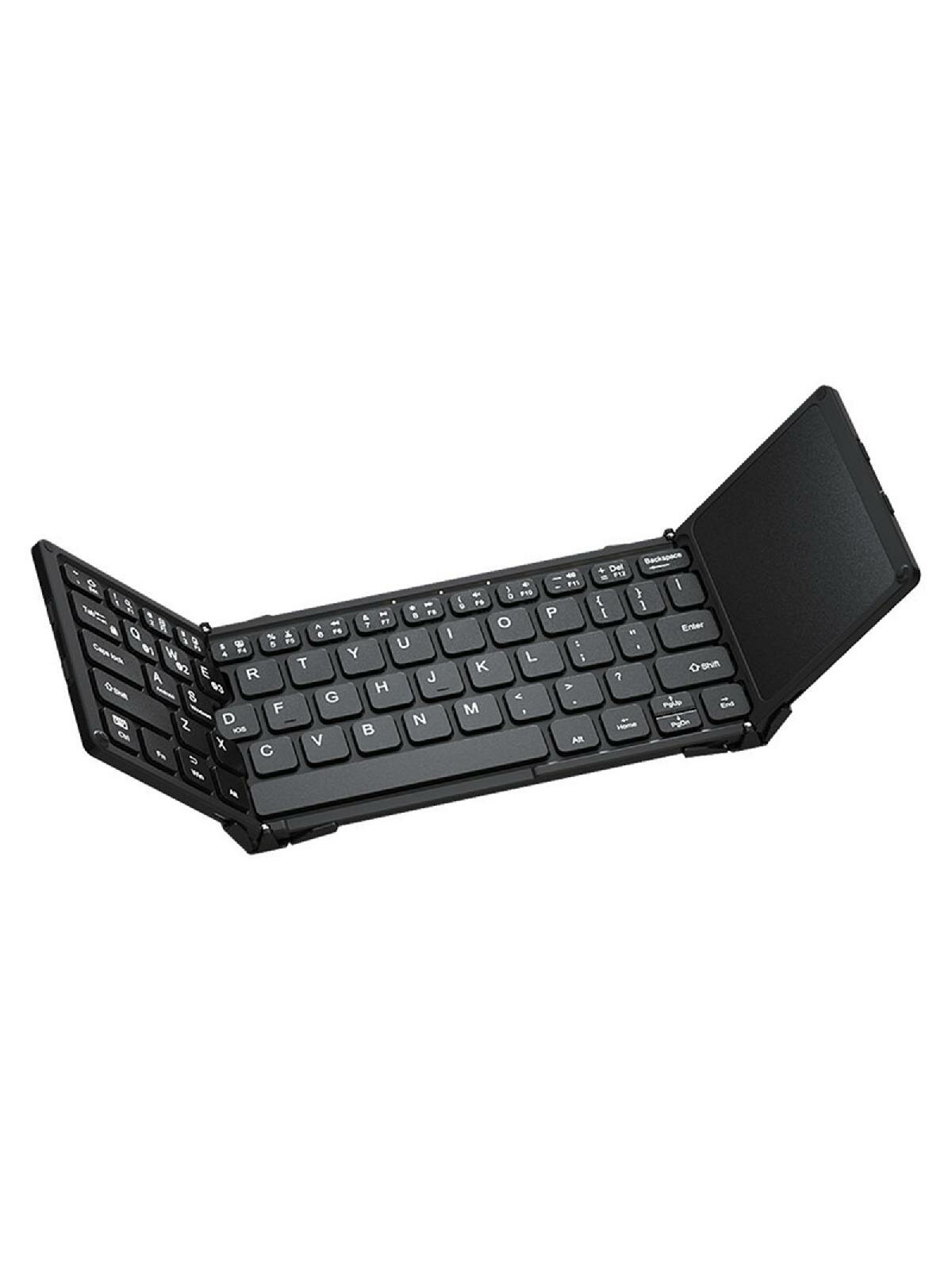 Portable Mini Folding Wireless Bluetooth-compatible 5.1 keyboard with 3 Channel Connection for Windows Android IOS
