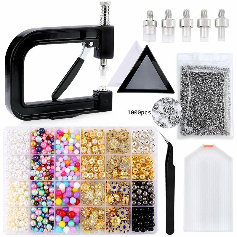 Комплект для установки жемчуга QIAO black tool set