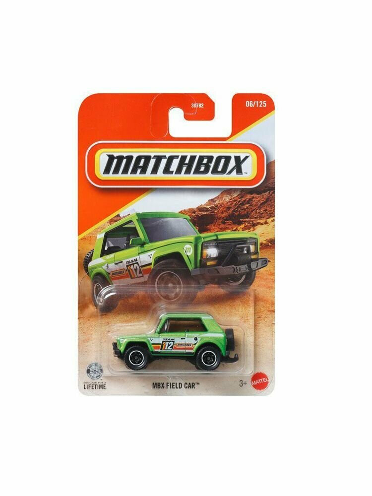 Машинка Matchbox Toys 1:64 Scale Die-Cast Basic Car 30782 MBX Field Car