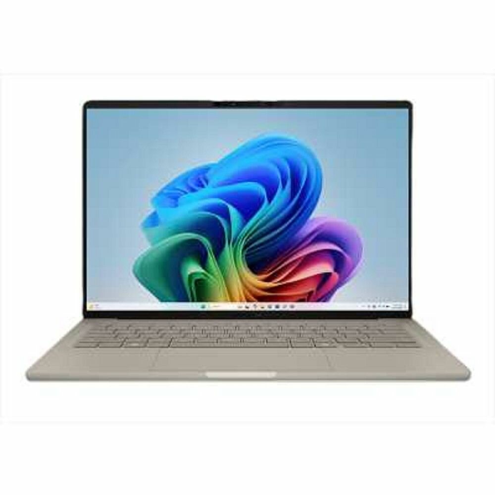 Ноутбук ASUS Zenbook A14 UX3407QA-QD197W (90NB1501-M00850), 14" OLED, Snapdragon X Elite, 16 ГБ, 512 ГБ SSD, Wi-Fi