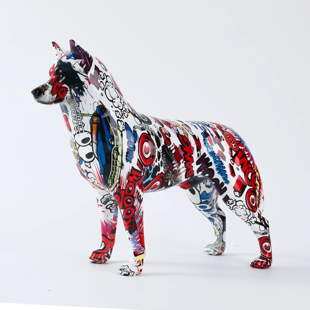 Статуэтка Хаски из канифоли FLYuechun Ranan JQ