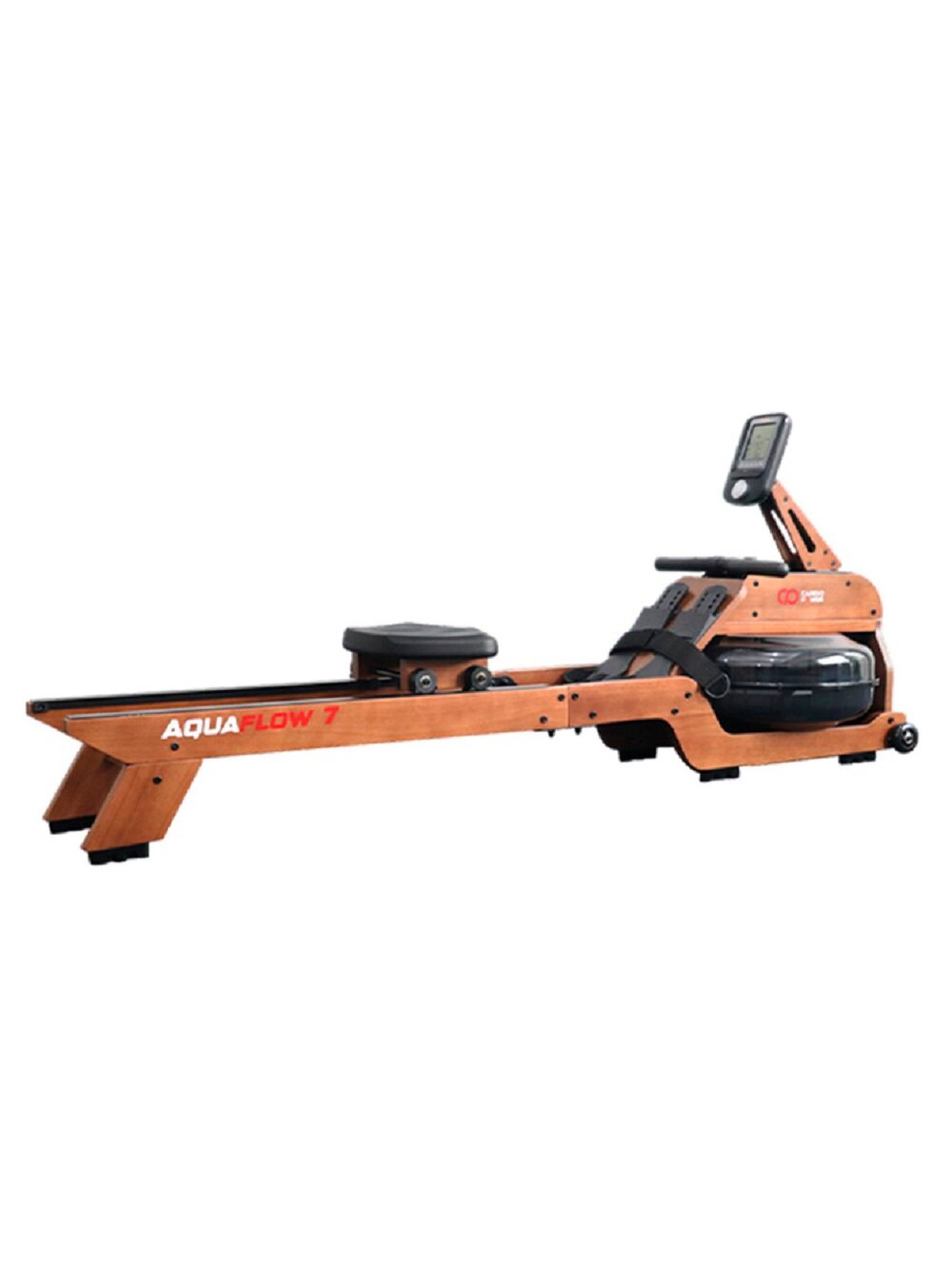 Гребной тренажер CARDIOPOWER AquaFlow 7, водный, 6 уровней нагрузки, до 150кг