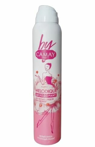 CAMAY Дезодорант - спрей женский Melodique Французская роза 200 мл