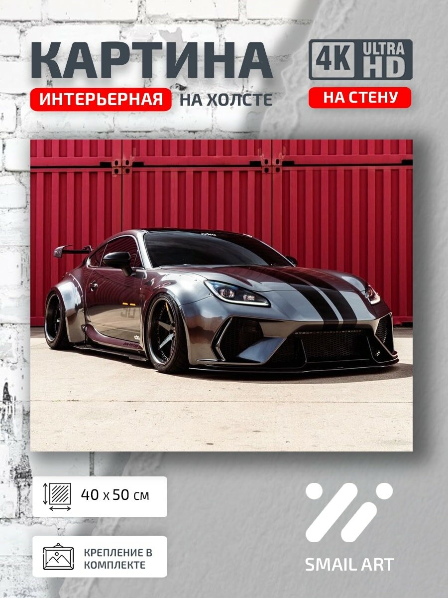 Картина на холсте интерьерная 40 на 50 на стену GR 86 для офиса атмосфера