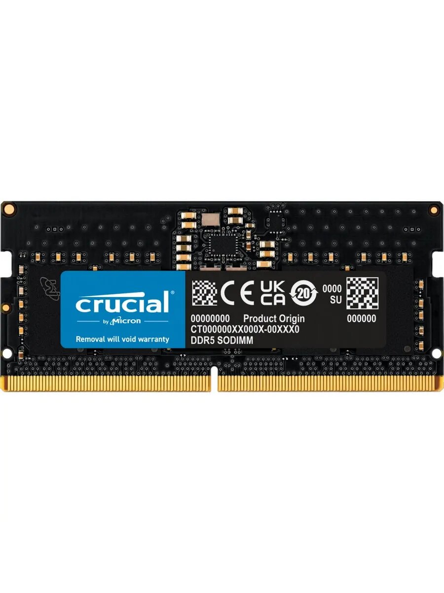 Модуль памяти DDR5 1х16ГБ SODIMM (CT16G56C46S5)