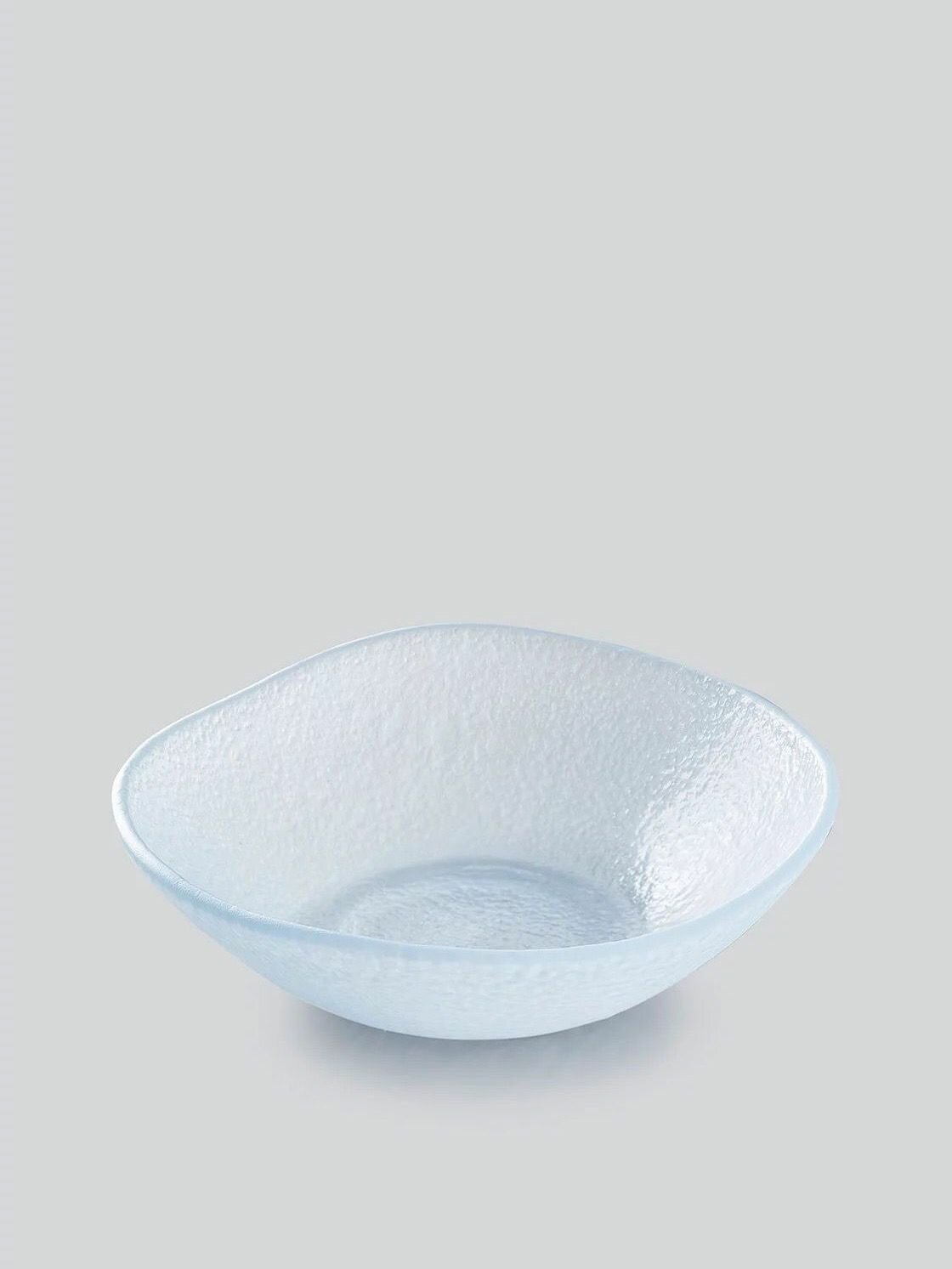 Салатник Solid Water Touch 21, универсальный, стекло, голубой