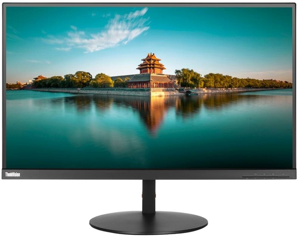 27" Монитор Lenovo P27h-10 [60Hz, 1920x1080, IPS, ZF, 1000:1, 6 ms, 350 cd/m², 178°/178°, DP, HDMIx2, DVI, Mini DP, USBx4, Pivot, HA]