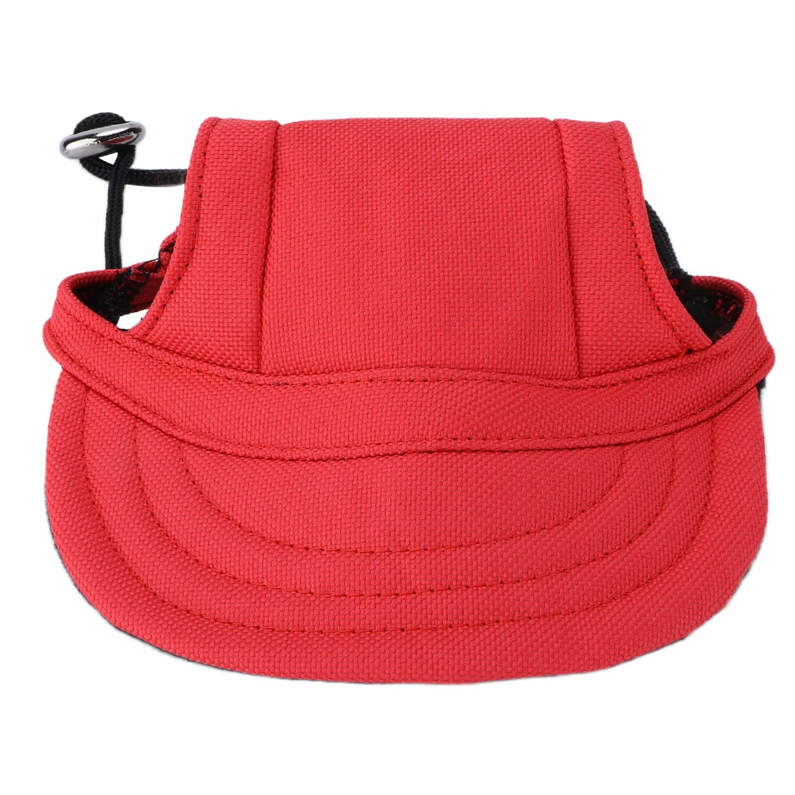 Бейсбольная кепка для собак, защита от солнца, удобная регулируемая спортивная шапка для домашних животных с отверстиями для ушей для маленьких собак, красный M