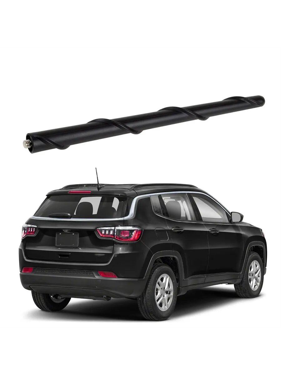 8 "Антенна Черная 10370211 22969192 Для Jeep Compass 2017-2024 1 шт. AM/FM Антенна