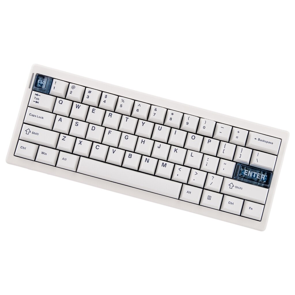 Механическая клавиатура QK61 V2 с возможностью горячей замены на 60% для игр и набора текста с подсветкой и возможностью программирования
