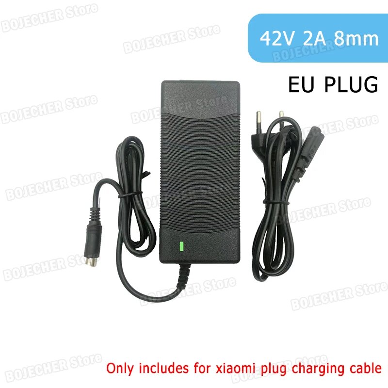Зарядное Устройство 42В 2А Для Электросамокатов Xiaomi Mijia M365, Ninebot Es1, Es2, Es4, E2 - Адаптер Для Литиевых Аккумулят.