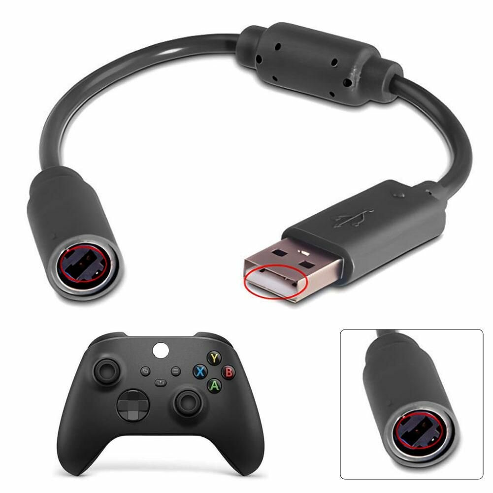 USB-кабель-адаптер, подходящий для проводных контроллеров Xbox 360