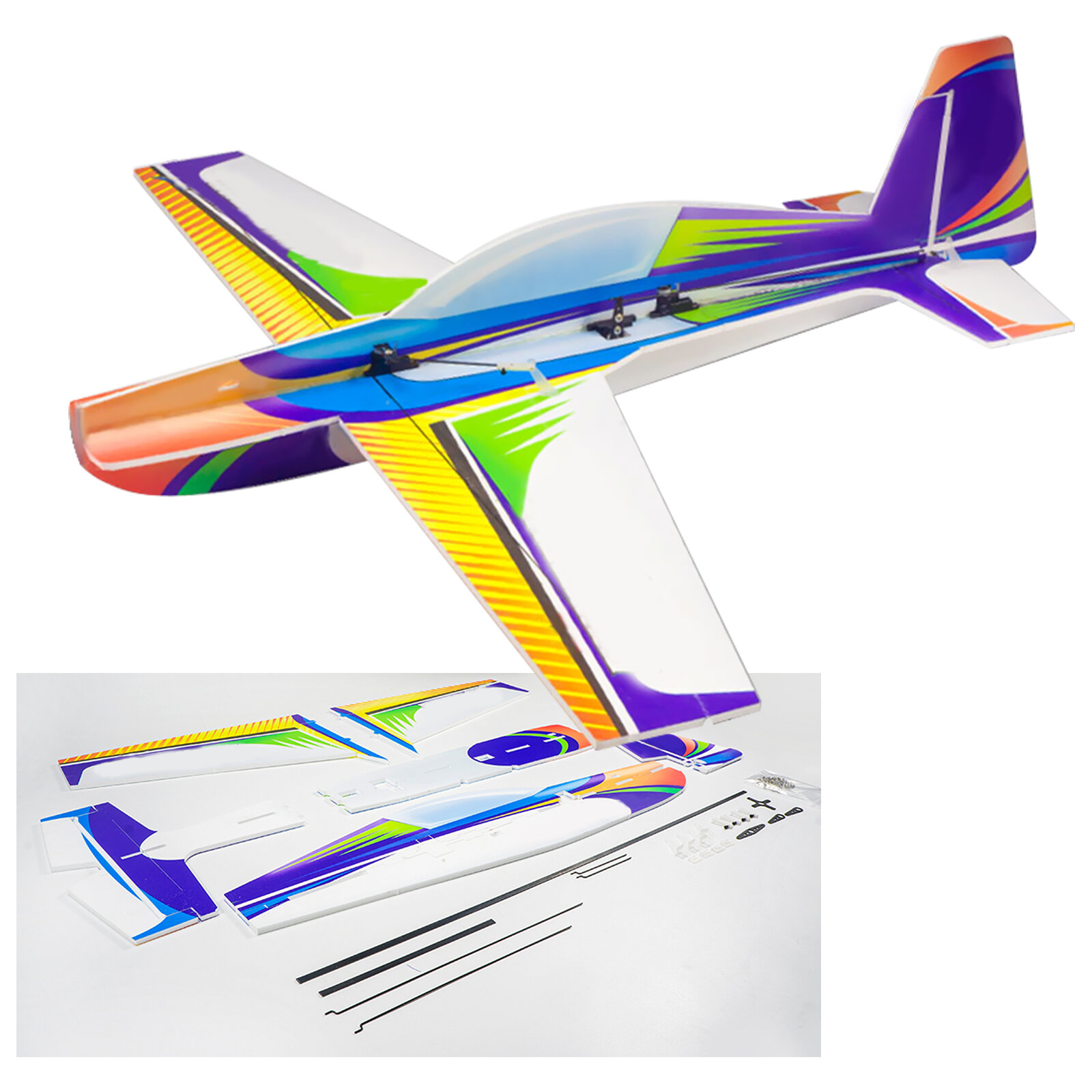 RC Airplane PP Самолет 710 мм крыло открытые игрушки для отдыха для детей модель сборки DIY DIY