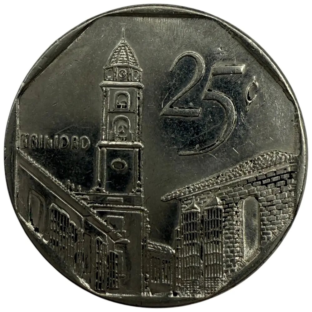 Куба 25 сентаво 2002 г.