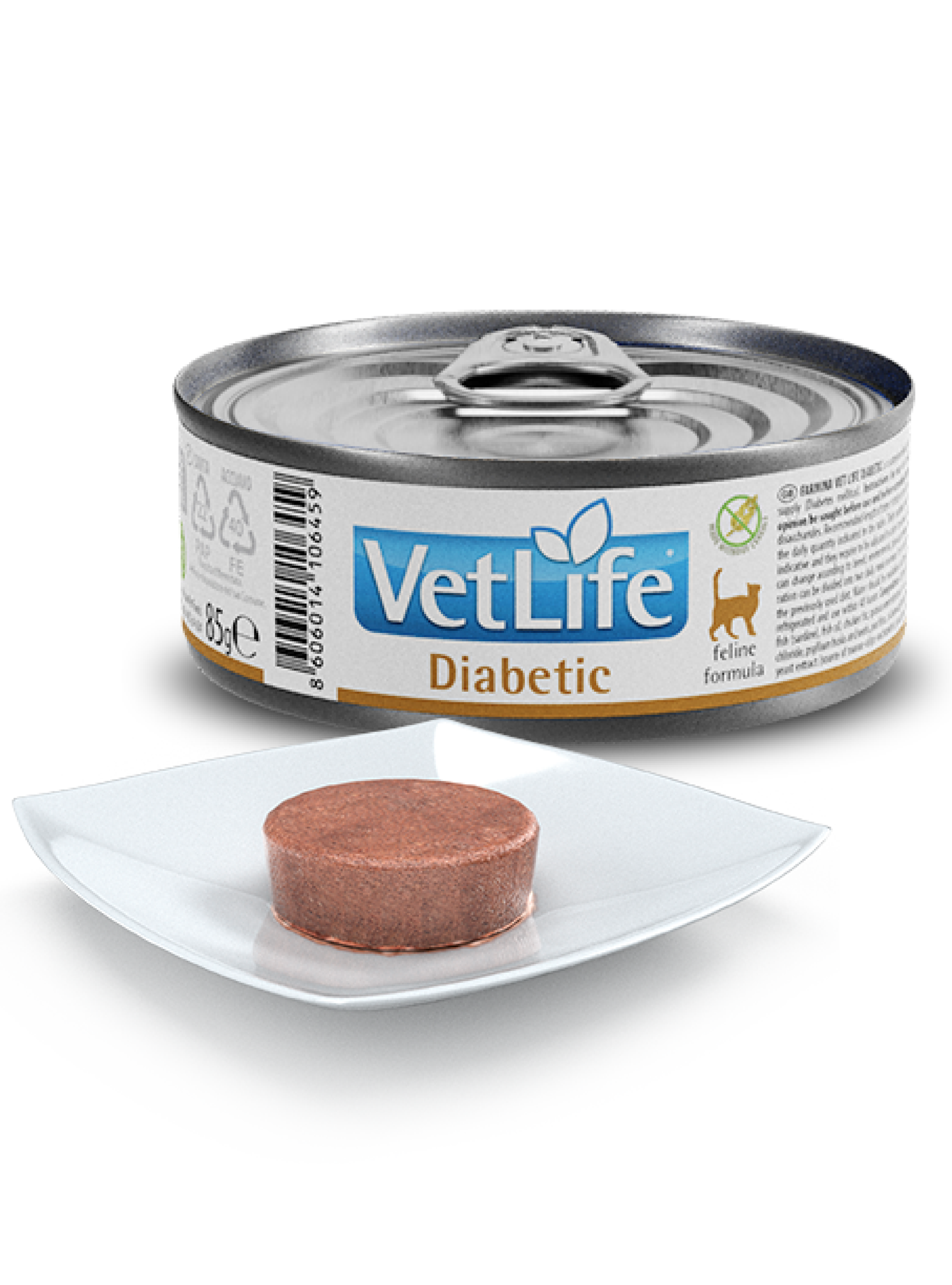 Консервы Farmina Vet Life Diabetic для кошек при сахарном диабете, 85гр