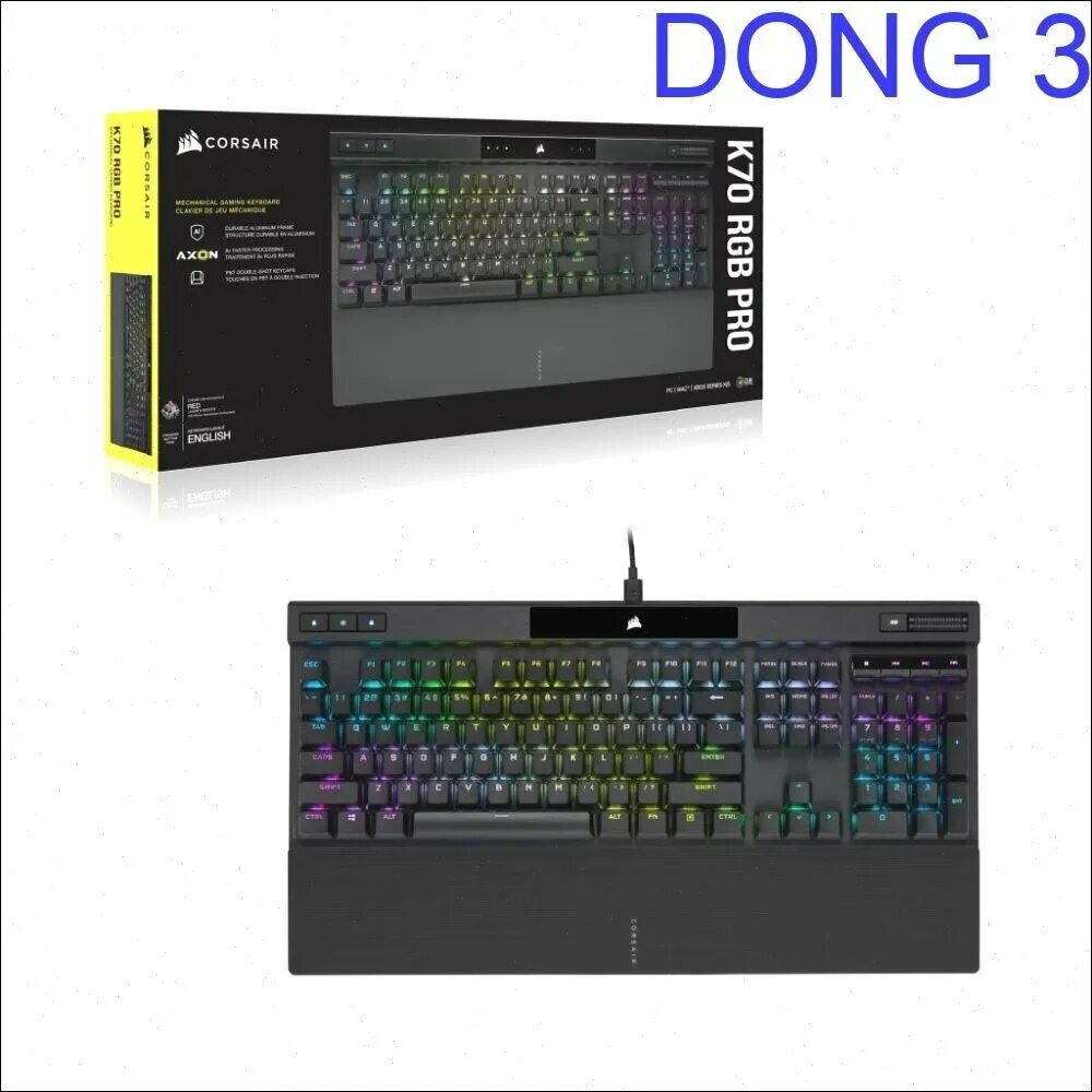 Know Easyx Corsair Игровая клавиатура проводная Corsair K70 RGB PRO серебристый