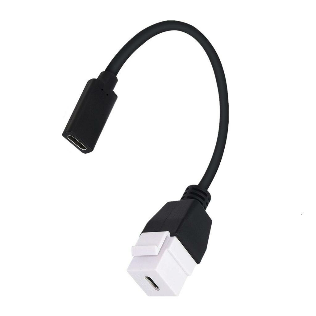 Версия USB3.1 Тип c для подключения от розетки к розетке с пряжкой, кабель для подключения встроенной панели-белый