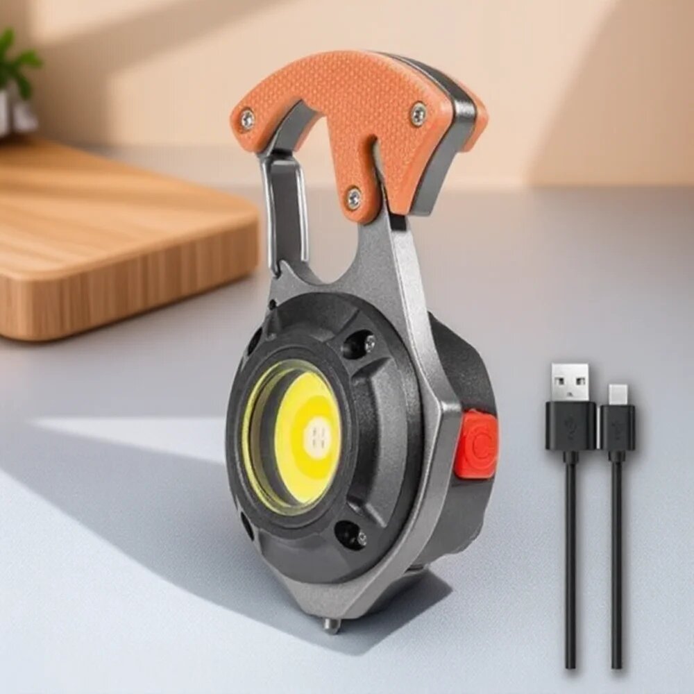 STONEGO Фонарик многофункциональный, Orange, Мощность