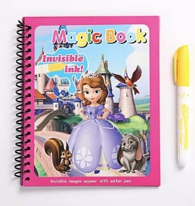 Многоразовая раскраска "Волшебная книга о воде" с маркером