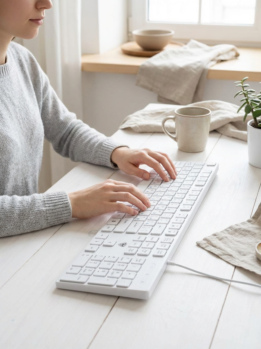 Клавиатура механическая для компьютера, проводная, мембранная