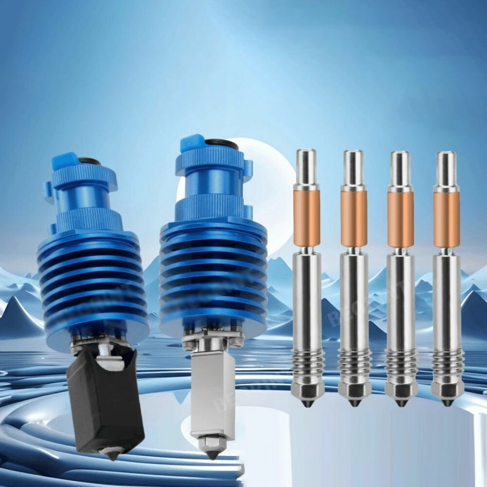 Модернизированный хотэнд TZ V6 3.0 с керамическим нагревательным элементом и цельной насадкой из закаленной стали для Ender 3, Ender 3 V2, Ender 3 Pro, VORON 2.4