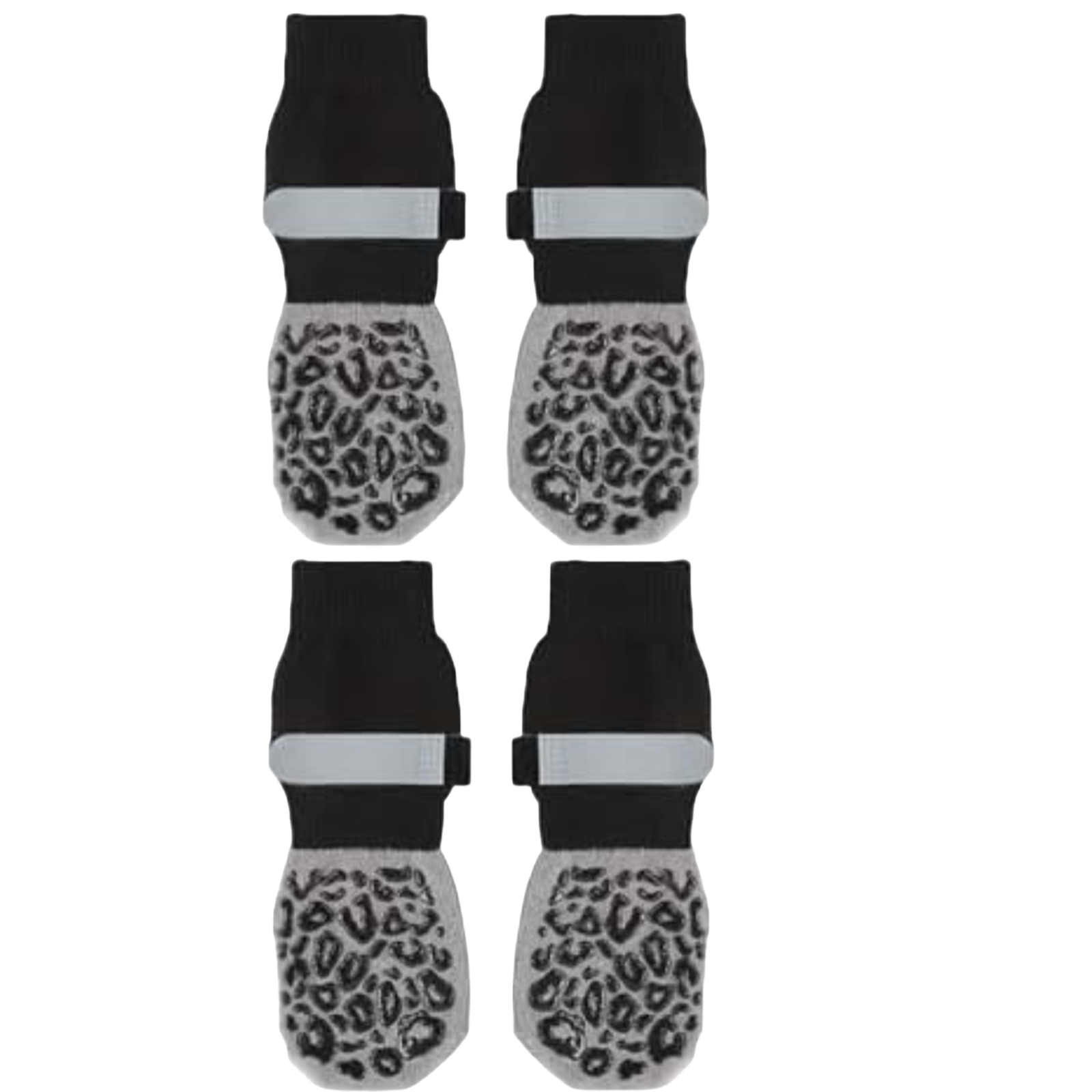 2 Пары Носки для Собак Размер L АнтиСкользящие Для Предотвращения Лизания Лап Двусторонние Для Горячего Холодного Асфальта Тракционное Управление Защитники Лап Собаки На Деревянном Полу Без Скольжения С Захватом (L)