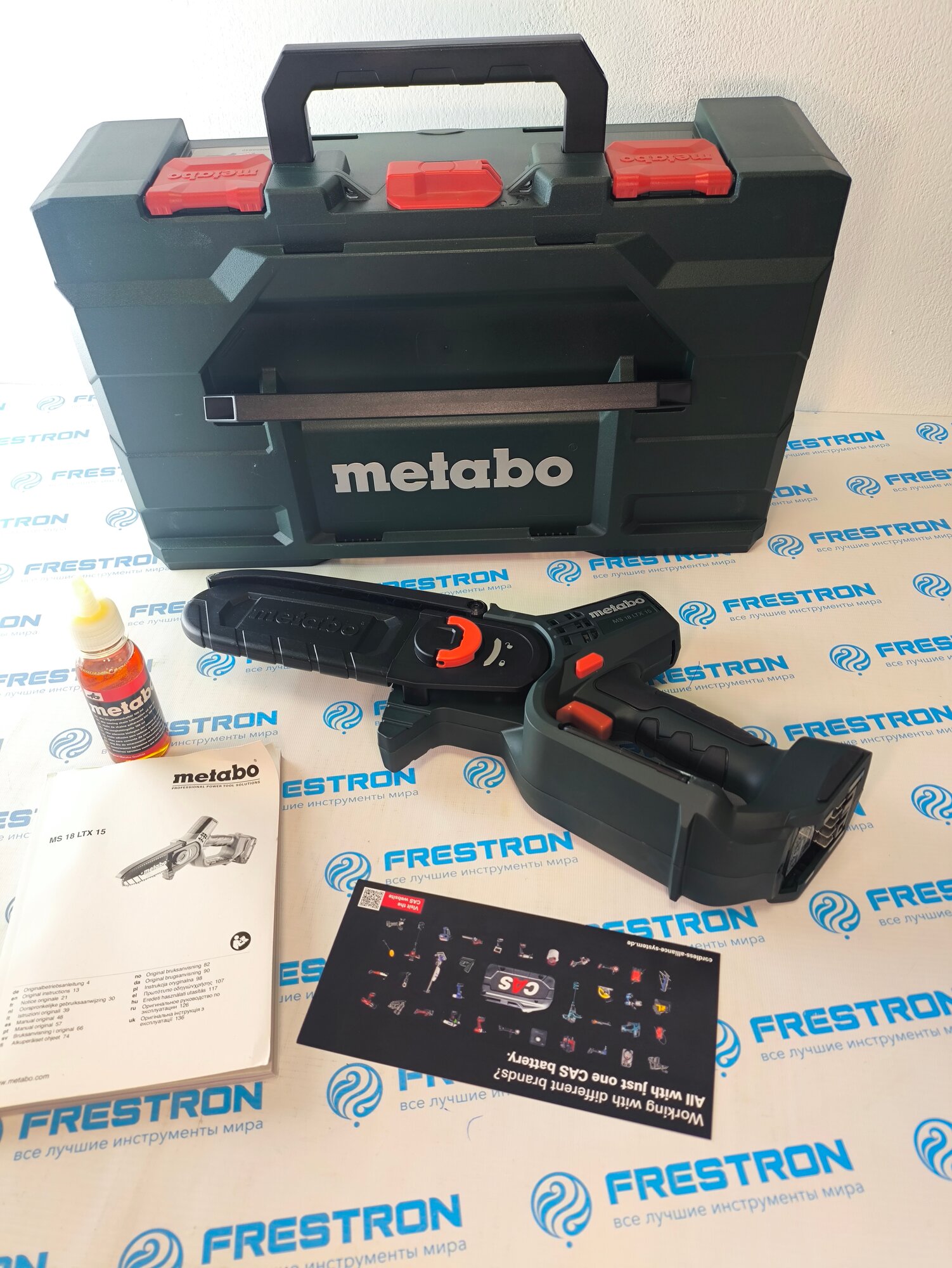 Аккумуляторная садовая пила Metabo MS 18 LTX 15 арт.600856500