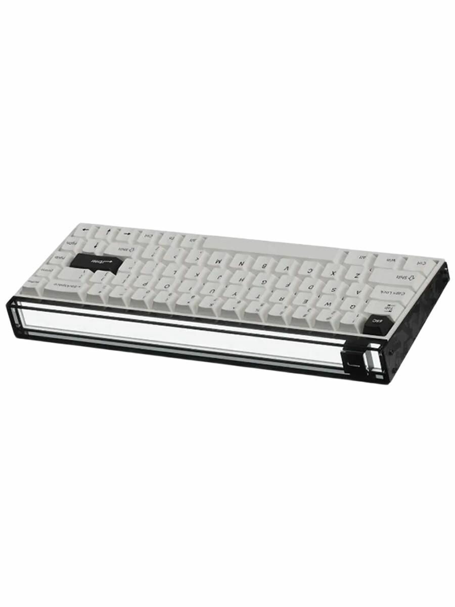 MelGeek Игровая клавиатура проводная Made68 Ultra+ TTC KOM Switch, Английская раскладка, белый