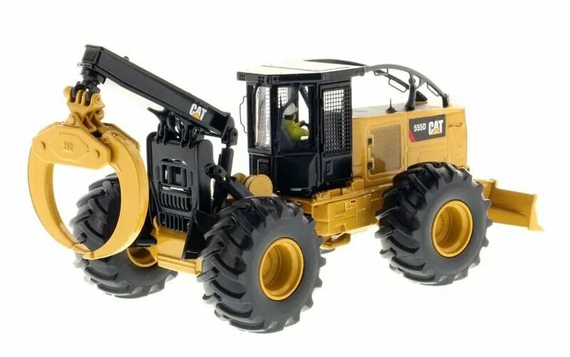 Модель колесного скиддера Caterpillar 555D DM CAT, масштаб 1:50, арт. 85932