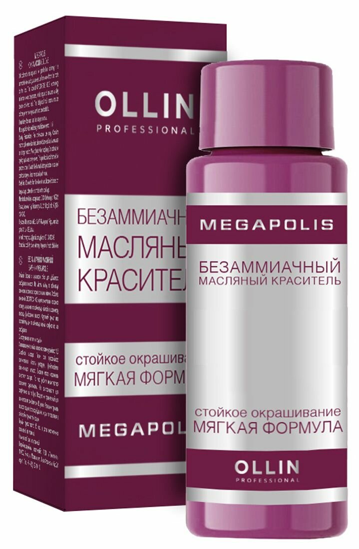 Краска для волос Ollin Professional Color Megapolis Oil, Безаммиачный масляный краситель для волос, 9/22