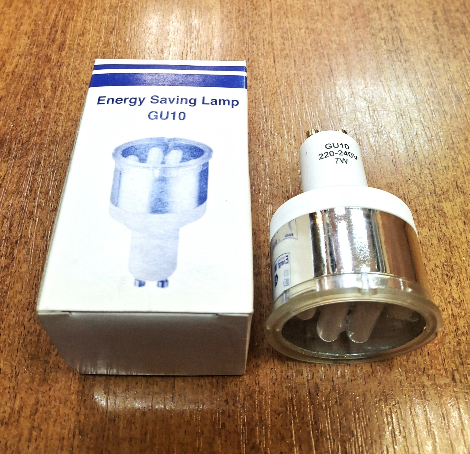 Лампа энергосберегающая 7W 4000K JCDR 220v GU10 (5 штук) индивидуальная упаковка